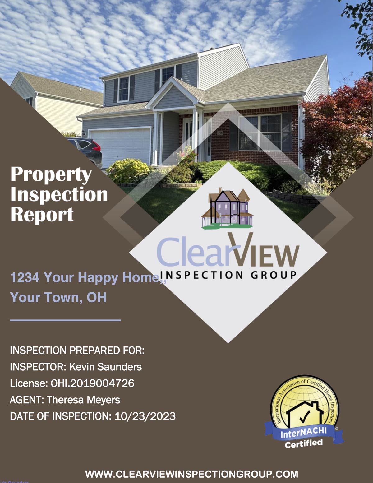 Home Inspection Sample Report | Clear View Inspection Group